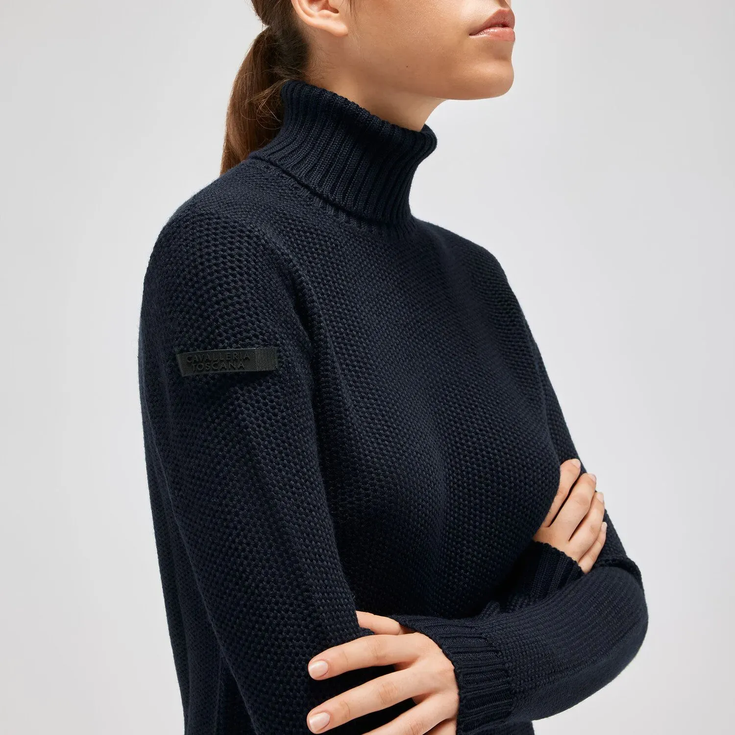 Women's turtleneck sweater
