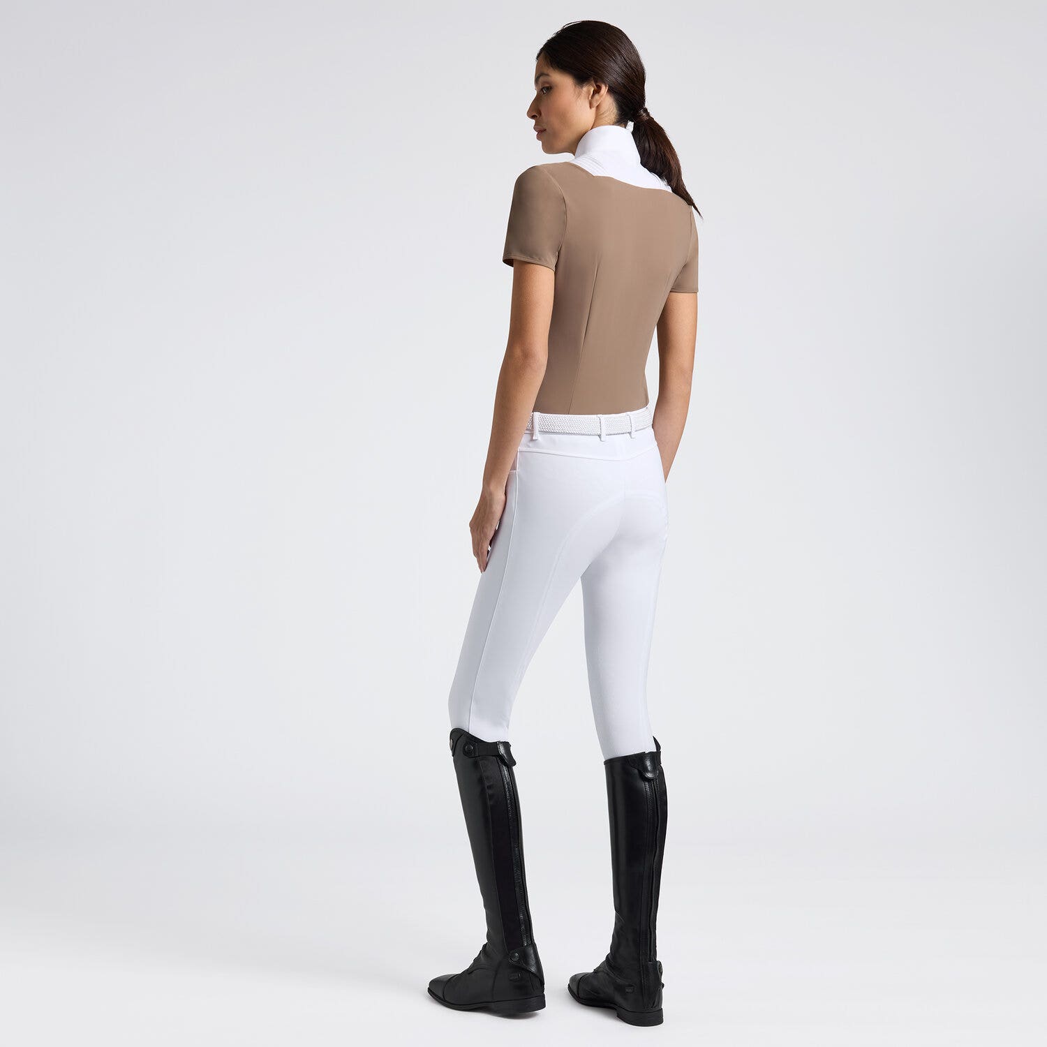 Cavalleria Toscana Women's Competition Shirt in Technical Jersey with buttons