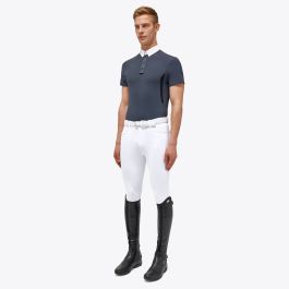 Men’s jersey show polo shirt with buttons