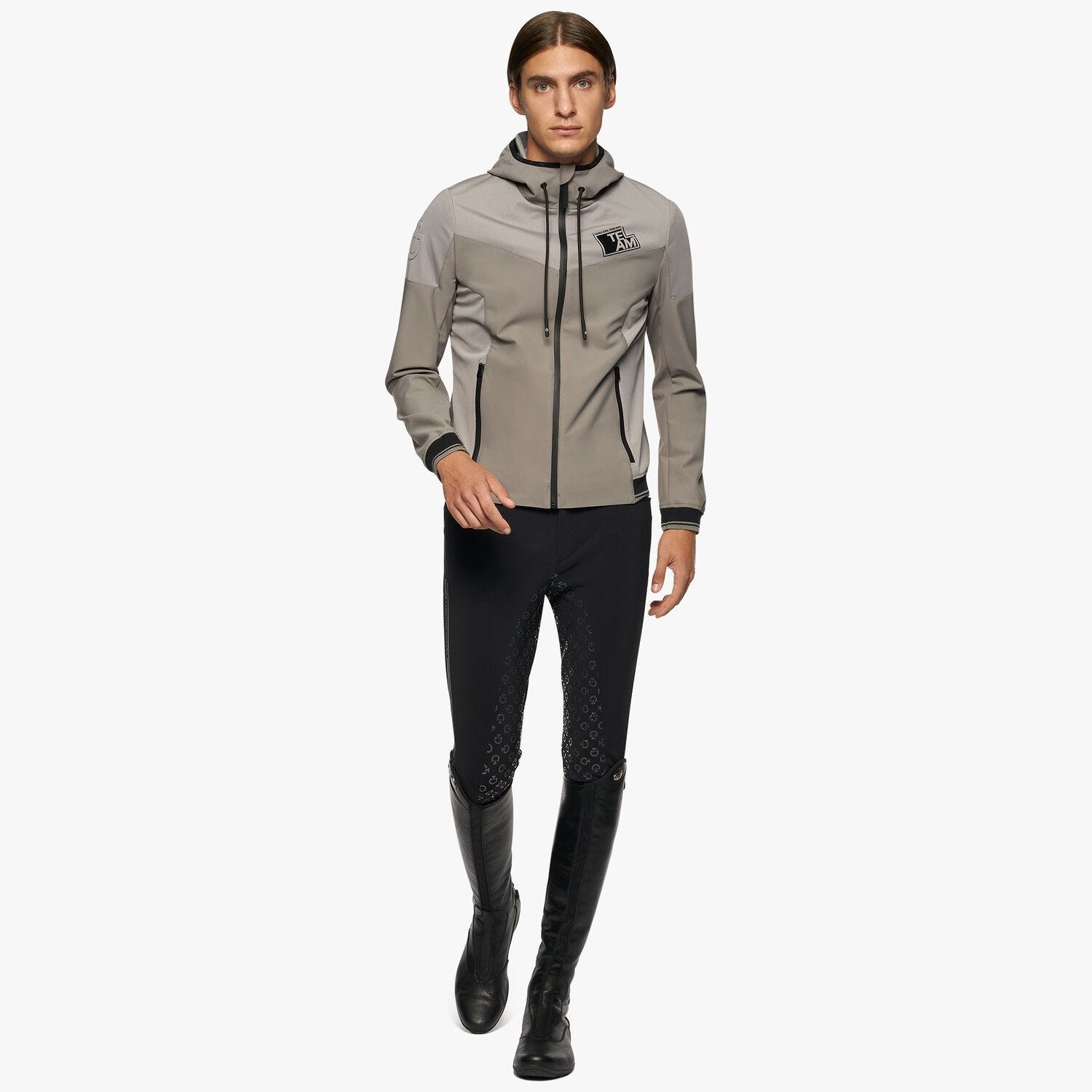 Softshell jacket for men in jersey