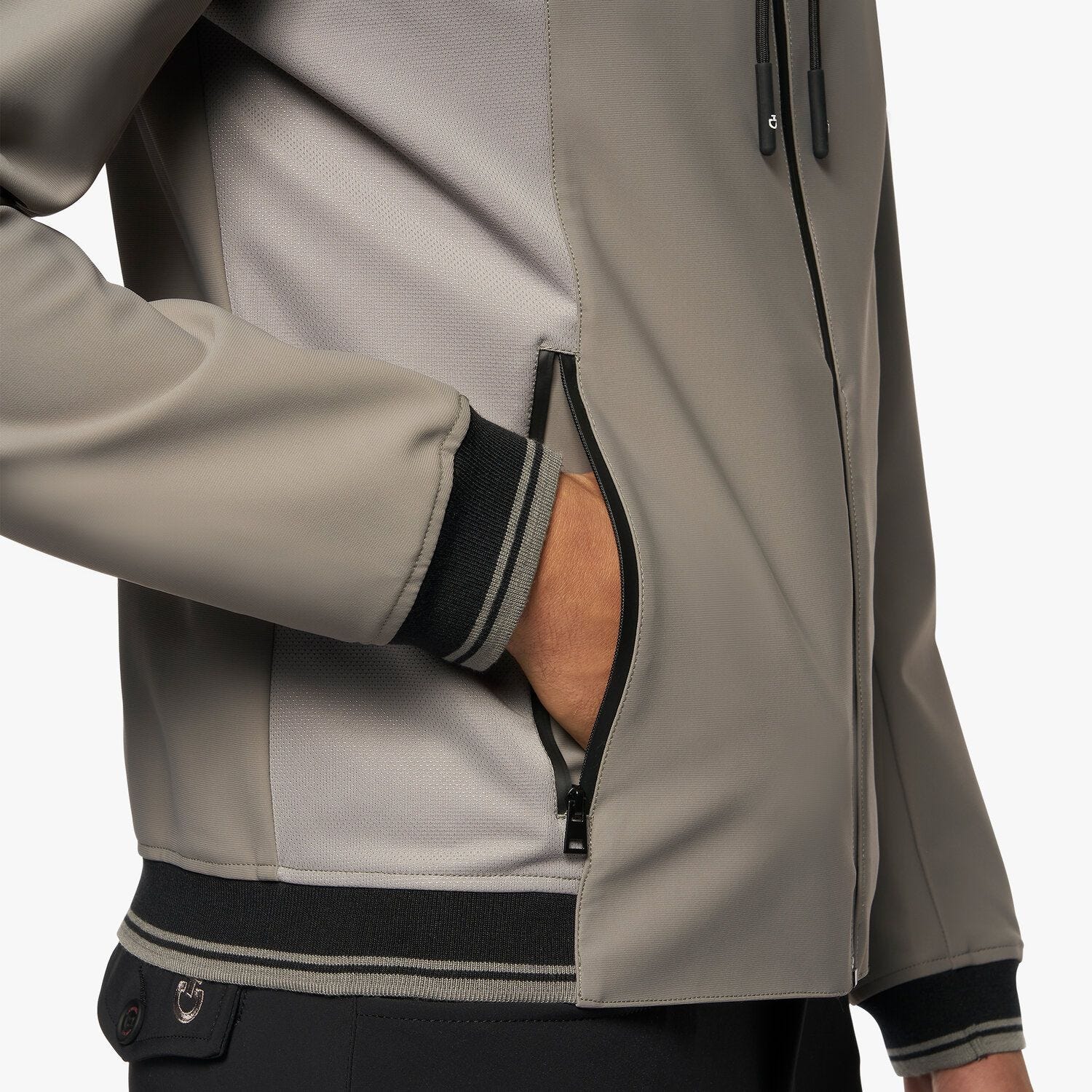 Softshell jacket for men in jersey